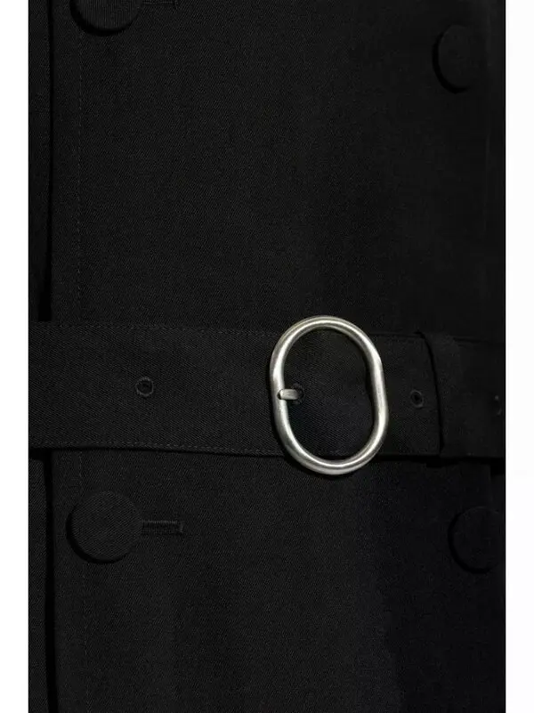 JIL SANDER Wool Trench Coat