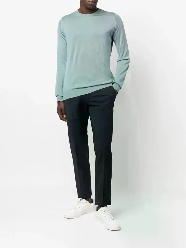 PT TORINO Tailored Pressed-crease Trousers