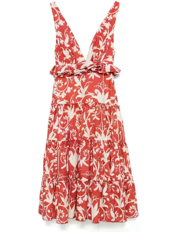 Agua Bendita Lago Maiz Midi Dress