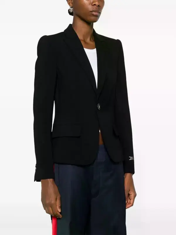 Dsquared2 Logo-plaque Single-breasted Blazer