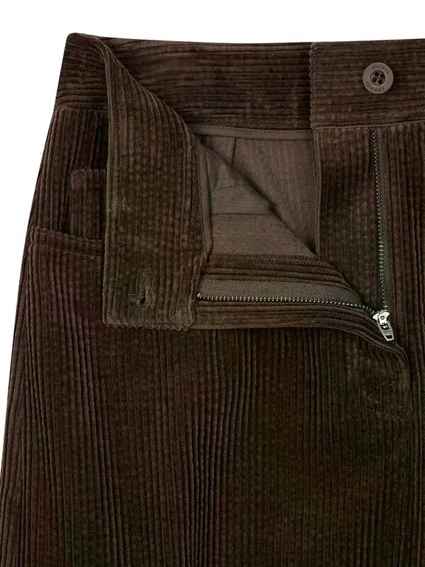 STUDIO TOMBOY Corduroy Cargo Skirt - Brown