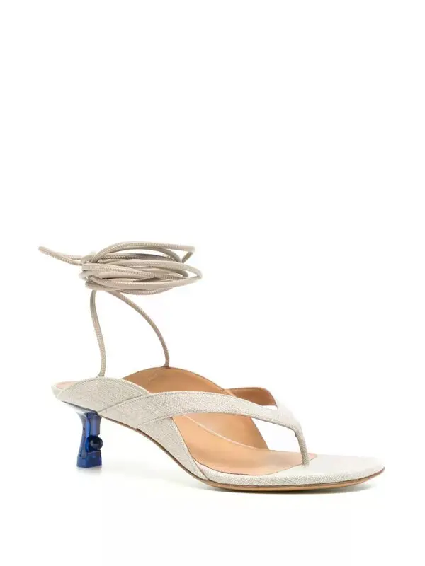 Off-White Lollipop 50mm Sandals - Neutrals