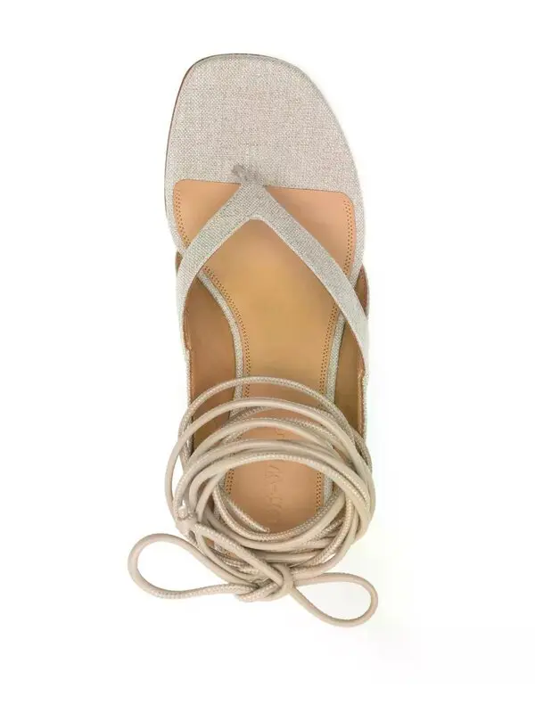 Off-White Lollipop 50mm Sandals - Neutrals