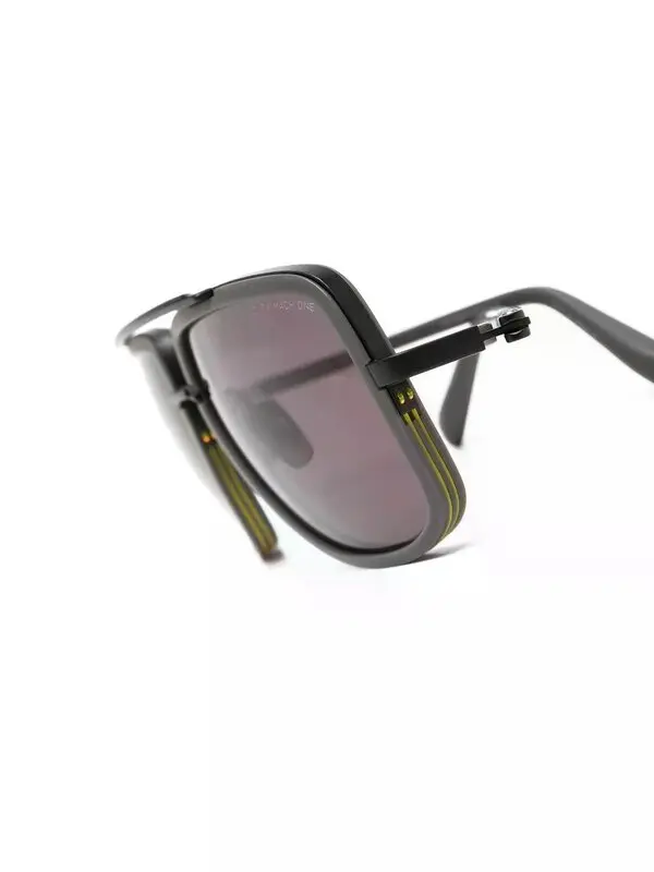 Dita Mach-one Square-frame Sunglasses - Black