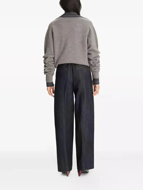 Tory Burch V-neck Wool-blend Sweater