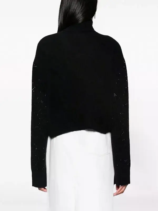 Blumarine Crystal-embellished Knitted Jumper