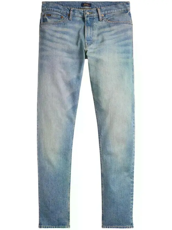 Polo Ralph Lauren Embroidered Pony Tapered Jeans - Blue