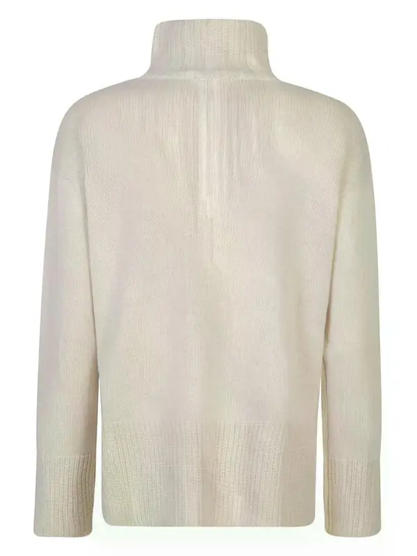 LE TRICOT PERUGIA Slit-cuff Turtleneck