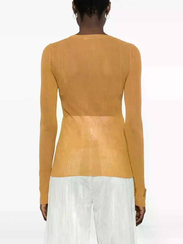 Max Mara Saggina Ribbed Silk Jumper