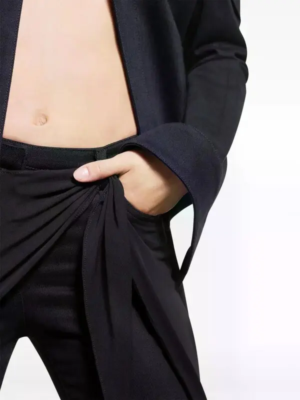 COURREGES Wrap-design Flared Jeans