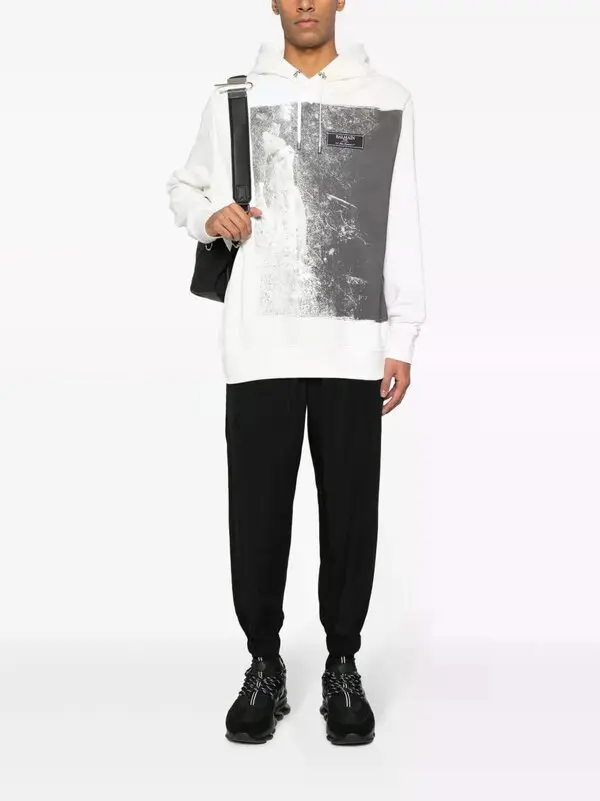 Balmain Fluid Cotton Track Pants