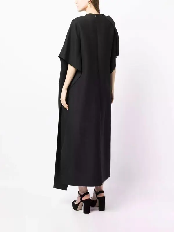 Valentino Garavani Draped Midi Dress