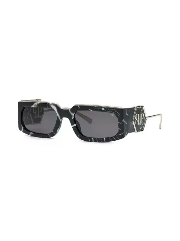 Philipp Plein Rose Venus Rectangle-frame Sunglasses