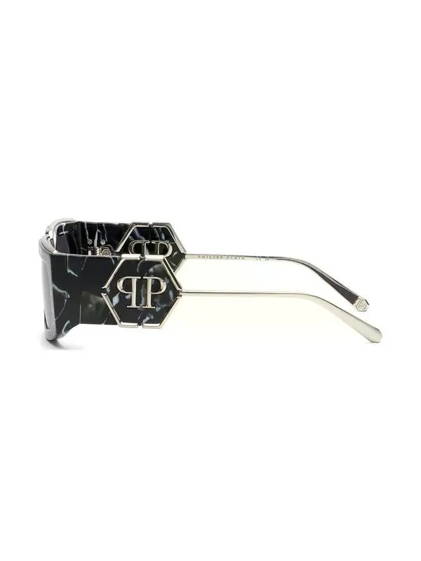 Philipp Plein Rose Venus Rectangle-frame Sunglasses