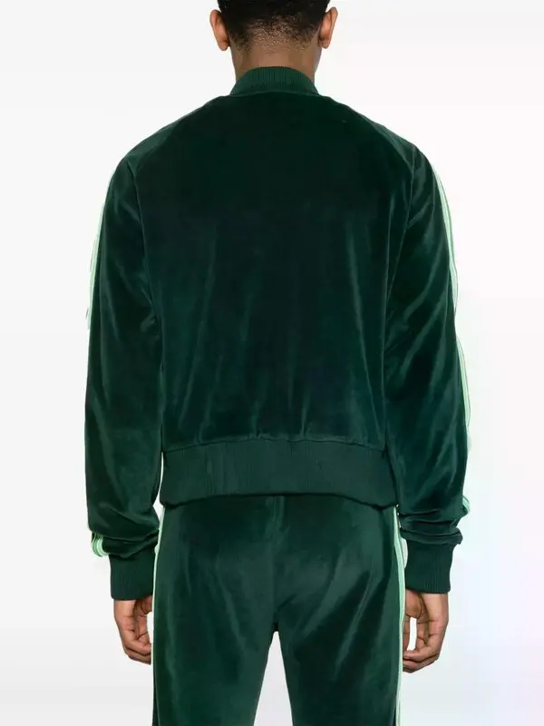 Amiri Stack Monogram Velvet Jacket
