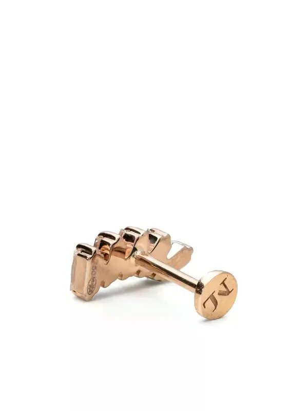 MAD PRECIOUS & ETHICAL 18k Rose Gold Diamond Stud Earring