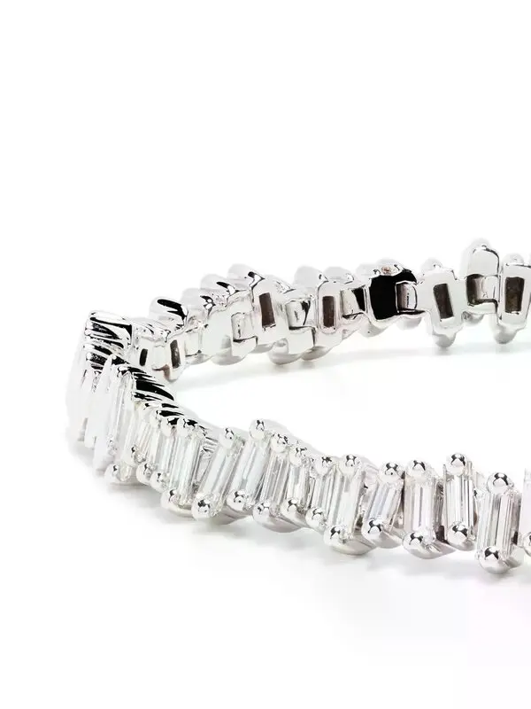 SUZANNE KALAN 18kt White Gold Diamond Bracelet