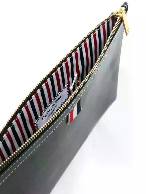 Thom Browne 4-bar Clutch Bag - Blue