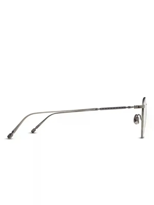 Matsuda Round-frame Glasses - Silver