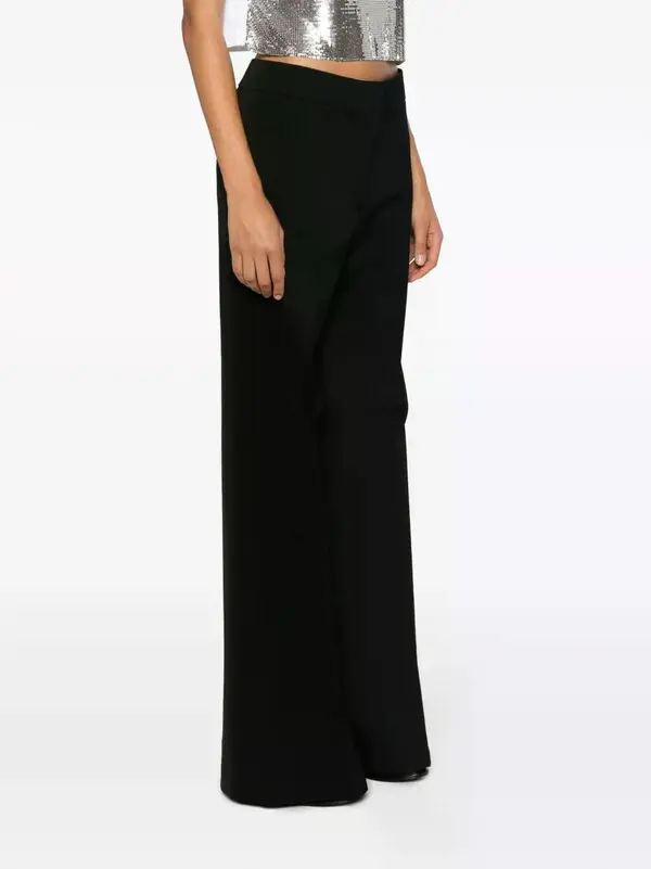 Givenchy Flared-leg Wool Trousers - Black