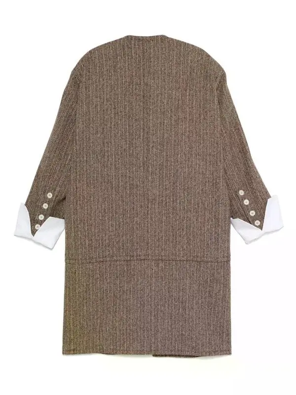 MAISON JEJIA Multicolour Tweed Long Coat
