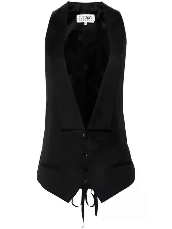 MAISON MARGIELA Shawl-lapel Panelled Waistcoat