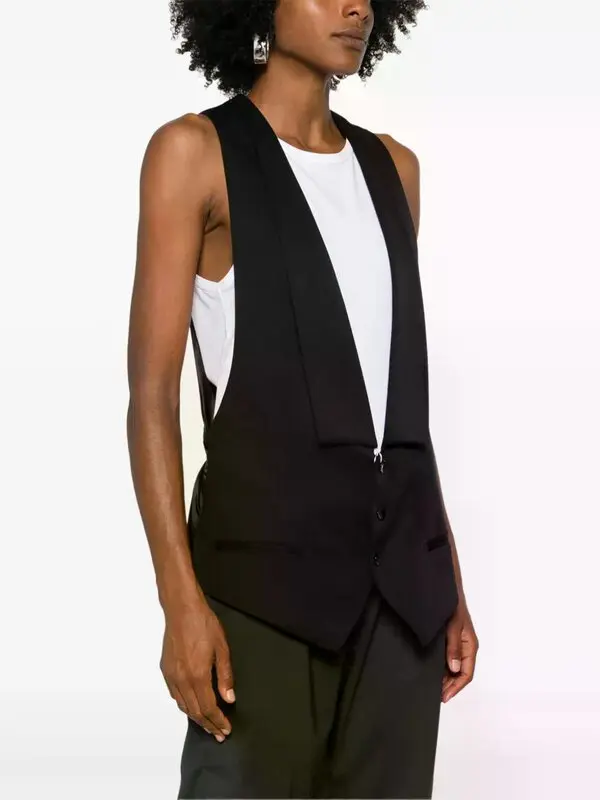MAISON MARGIELA Shawl-lapel Panelled Waistcoat