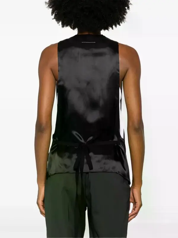MAISON MARGIELA Shawl-lapel Panelled Waistcoat