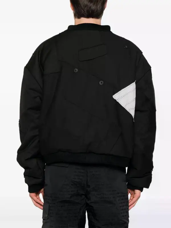 WHO DECIDES WAR Patchwork-design Jacket