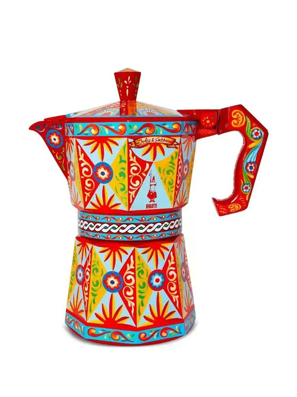 DOLCE & GABBANA CASA X Bialetti 50-cup Moka Express Sicilian Cart - Orange