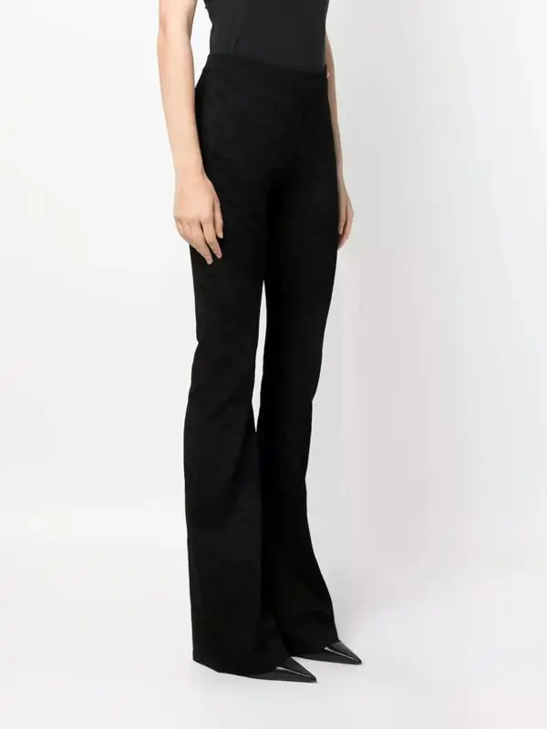 Versace Greca-knit Flared Trousers