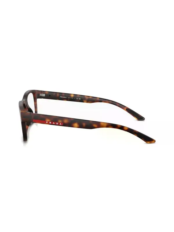 Prada Rectangle-frame Glasses - Brown