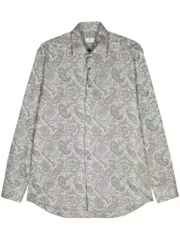 Etro Floral Paisley Shirt - Neutrals