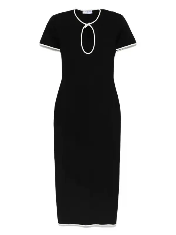 ROWEN ROSE Cut-out Maxi Dress