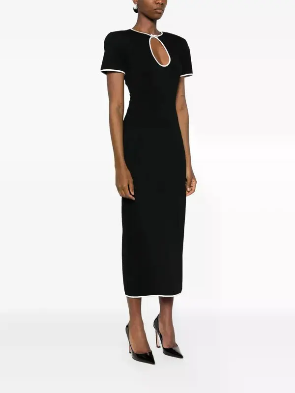 ROWEN ROSE Cut-out Maxi Dress