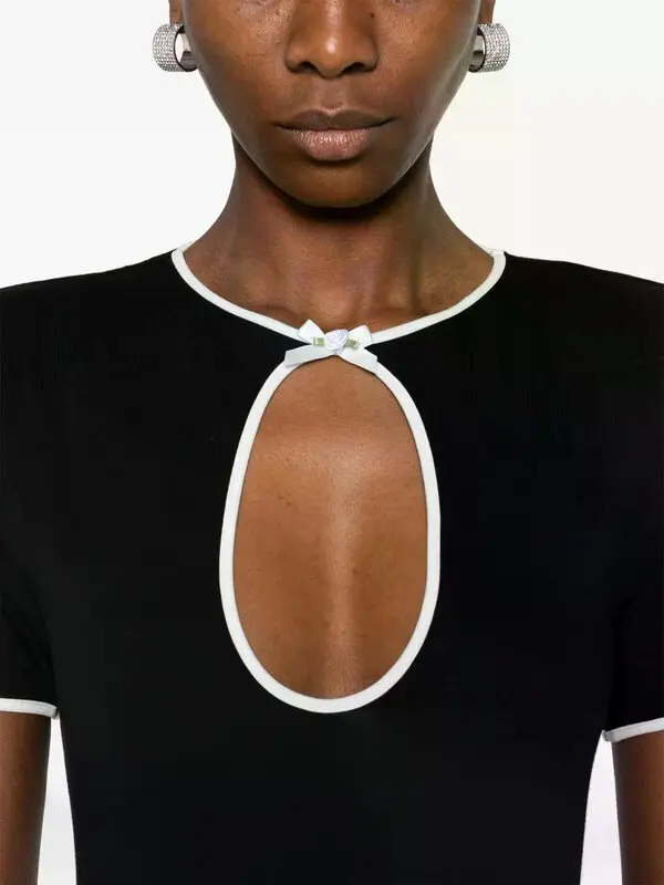 ROWEN ROSE Cut-out Maxi Dress