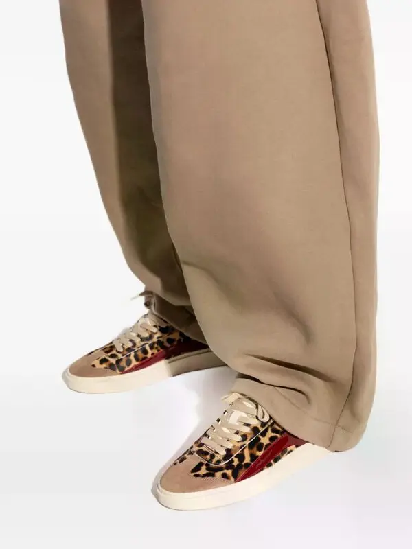 Dsquared2 Leopard-print Leather Sneakers