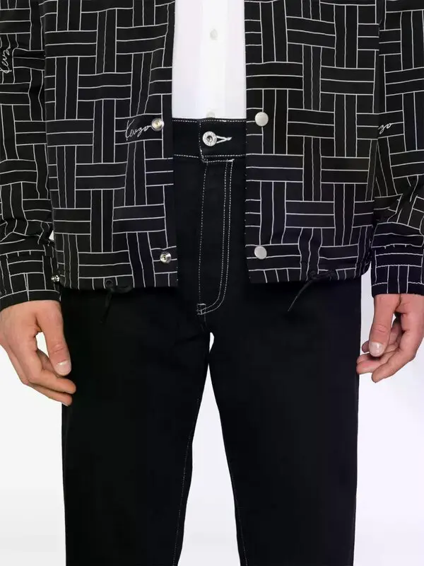 Kenzo Cotton Blend Slim Fit Jeans
