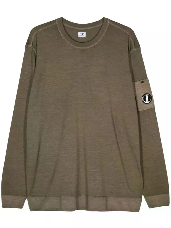 C.P. COMPANY Lens Detail Wool Jumper