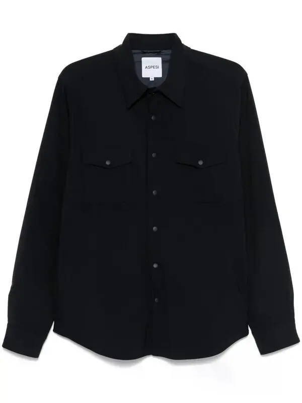 Aspesi Flannel Shirt Jacket