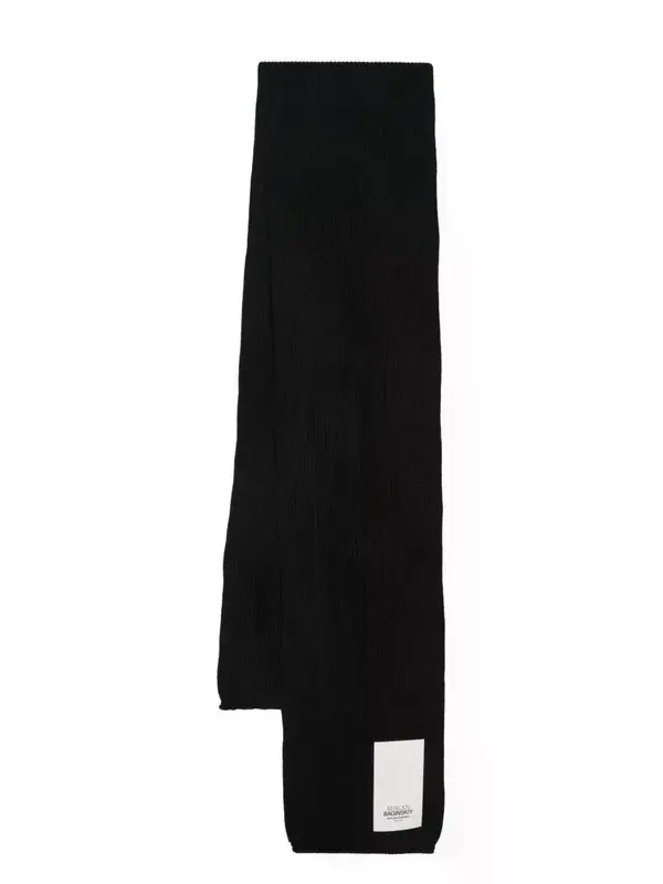 Ruslan Baginskiy Logo-patch Scarf - Black