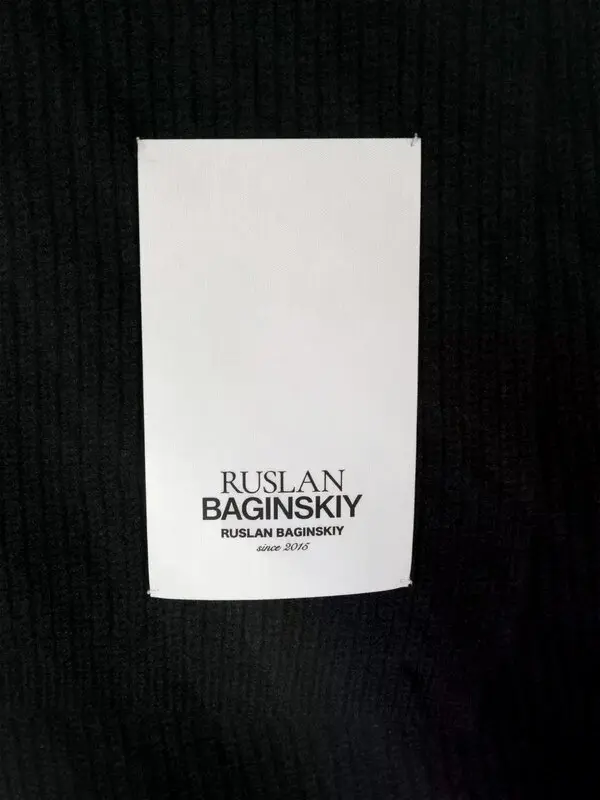 Ruslan Baginskiy Logo-patch Scarf - Black