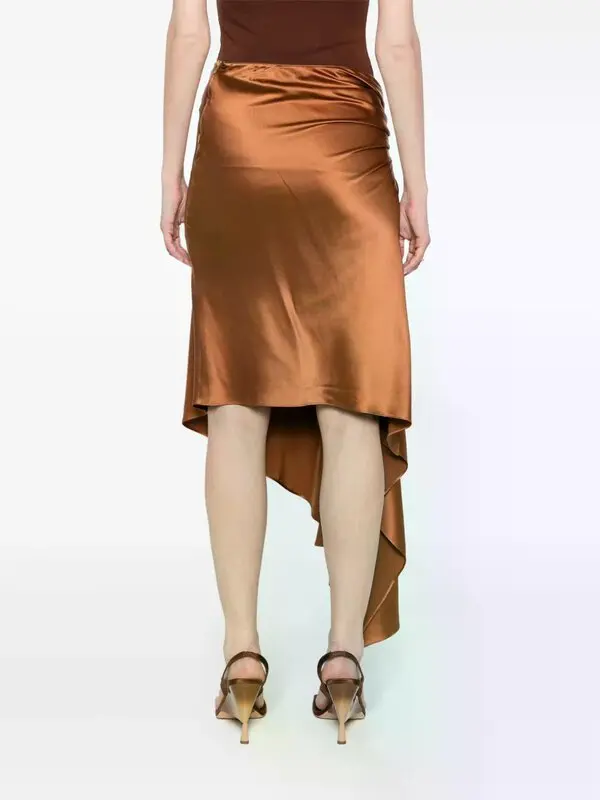 Christopher Esber Cusco Silk Midi Skirt