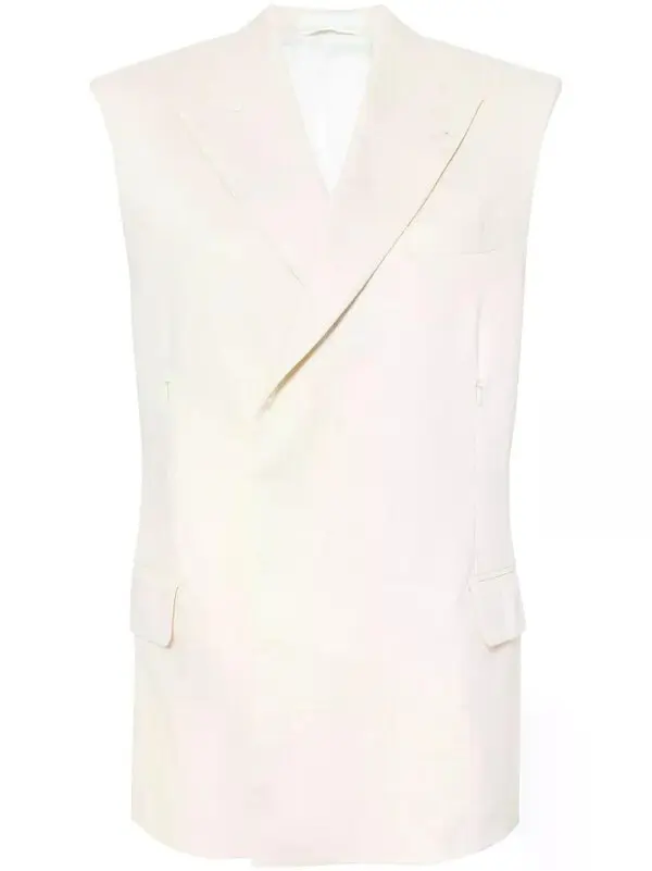Helmut Lang Peak-lapel Shoulder-pad Waistcoat