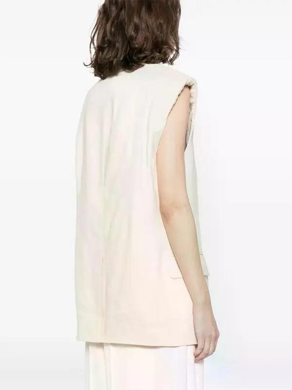 Helmut Lang Peak-lapel Shoulder-pad Waistcoat