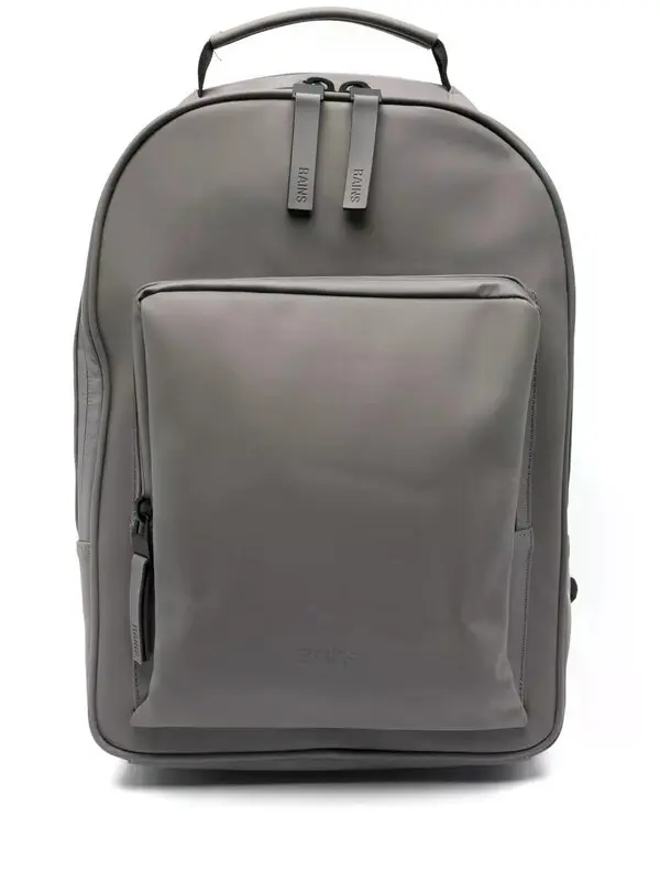 Rains Debossed-logo Backpack - Grey