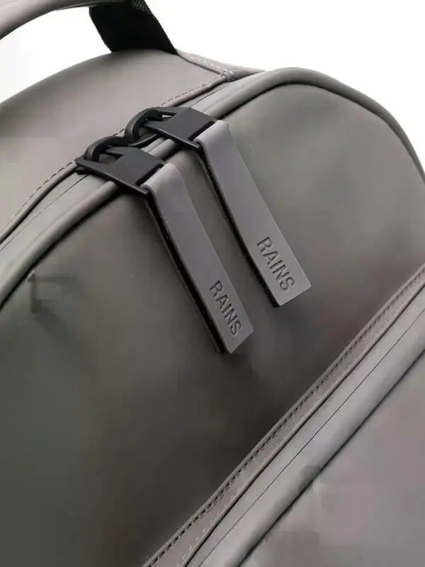 Rains Debossed-logo Backpack - Grey