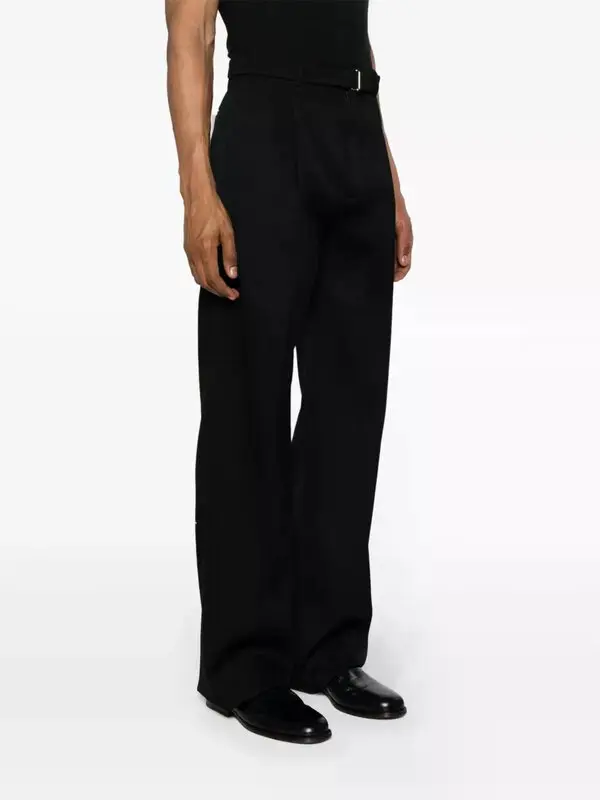 LANVIN X Future Belted Straight Trousers