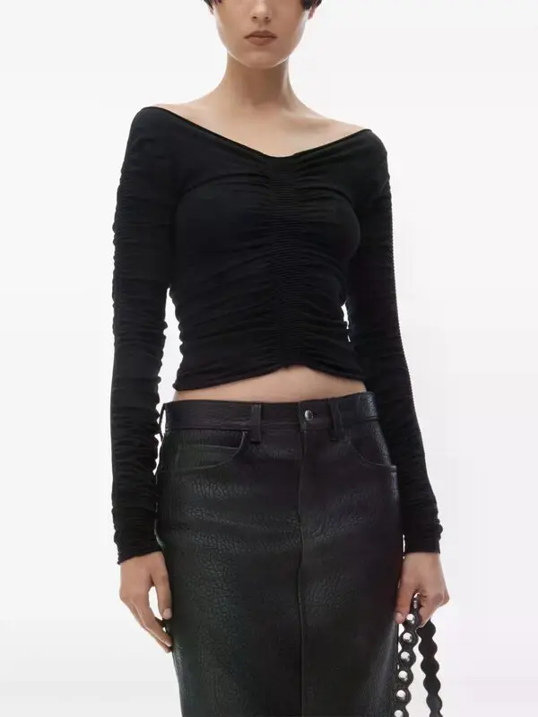 Alexander Wang Ruched Pullover Top