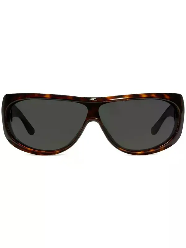 COURREGES Hybrid 01 Sunglasses - Brown